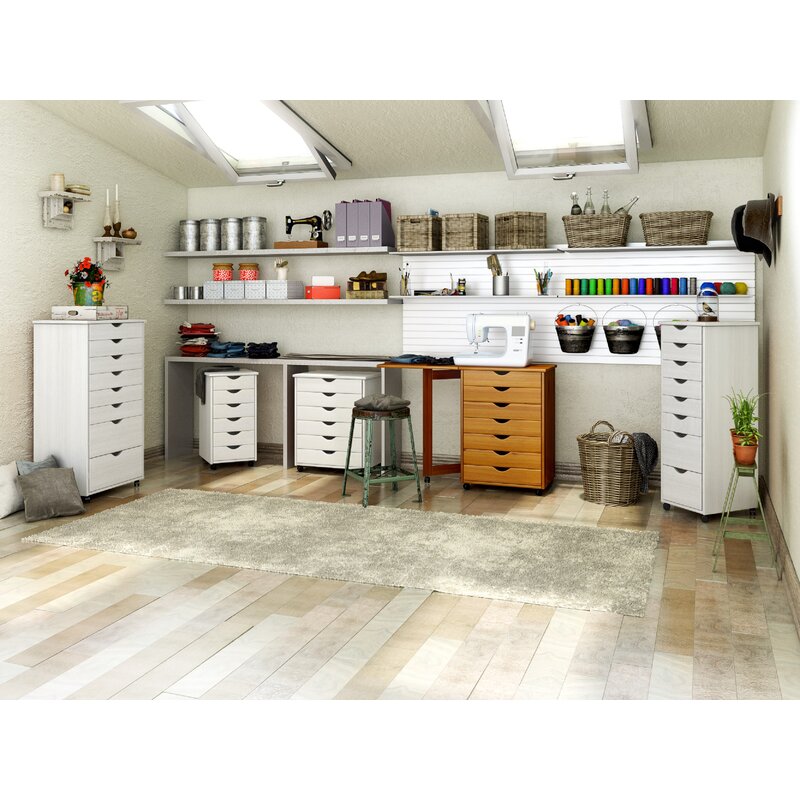6 Drawer Rolling Storage Chest | revvvd