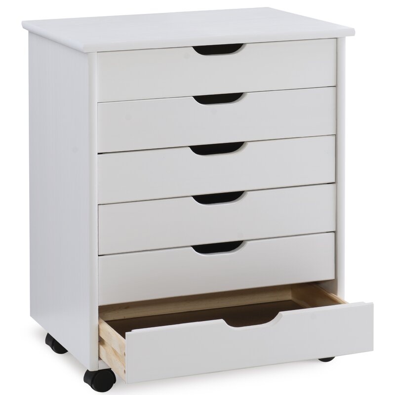 Breshay 6 Drawer Rolling Storage Chest | revvvd
