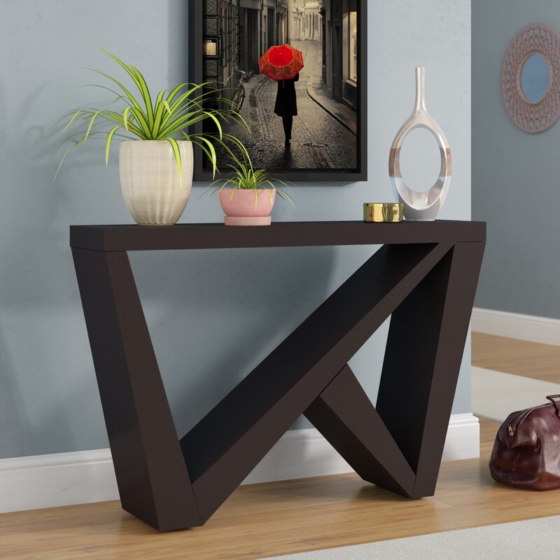 Nardina Natural Wood Console Table – Modern Design | revvvd