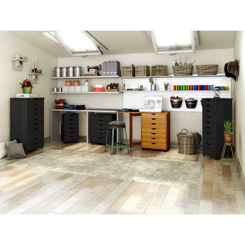 6 Drawer Rolling Storage Chest | revvvd