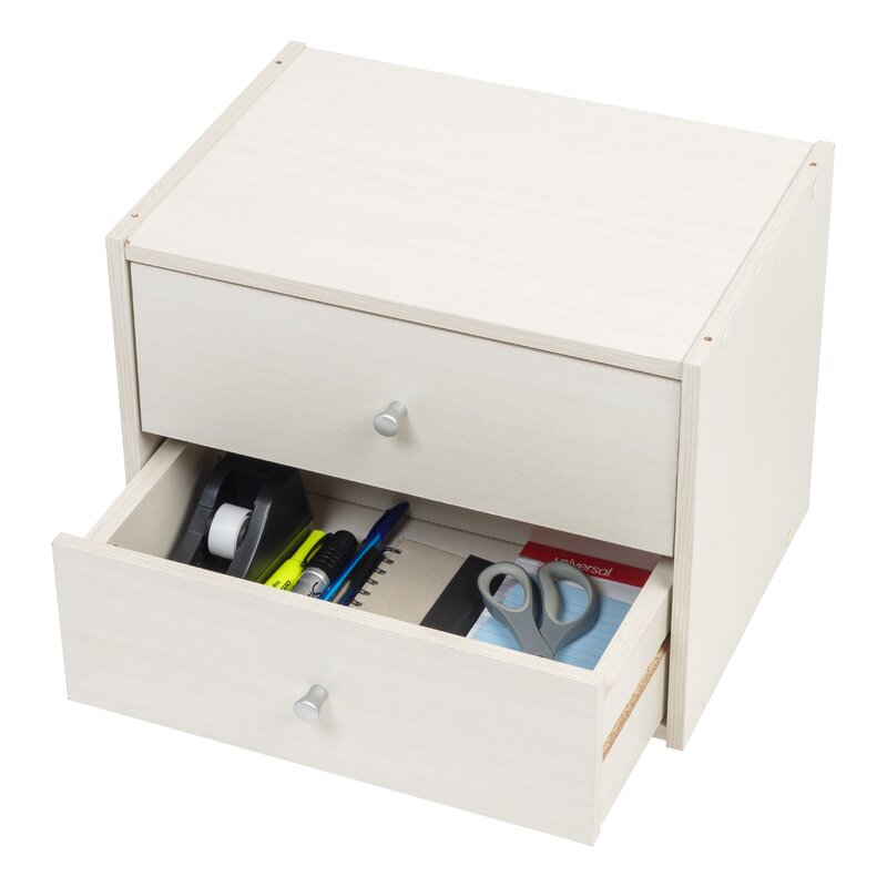 Denny Stackable 2 Drawer Storage Chest | revvvd