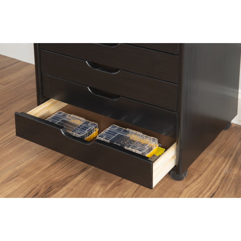 Breshay 6 Drawer Rolling Storage Chest | revvvd