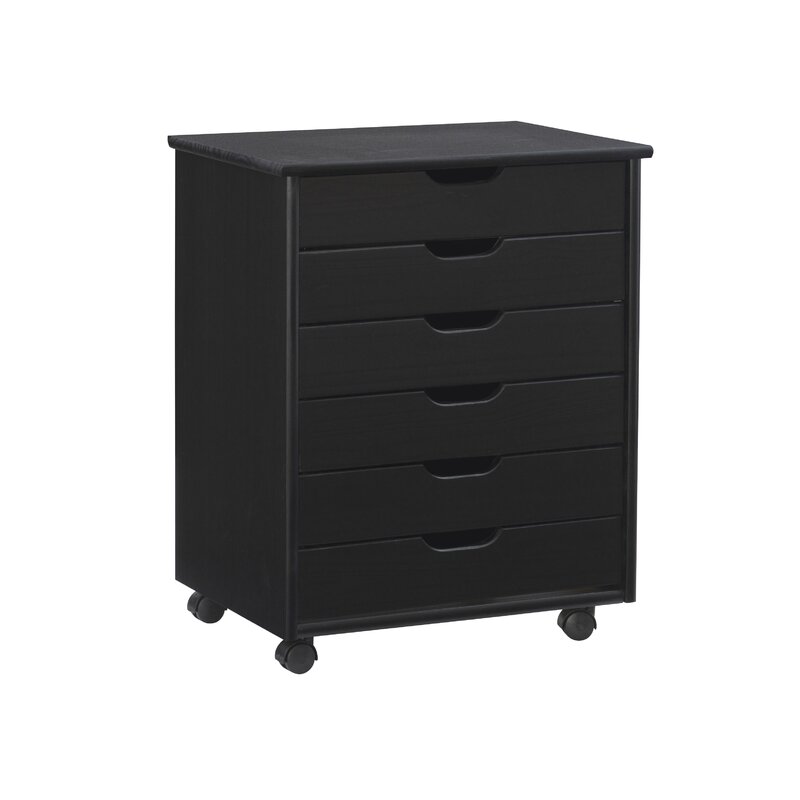 Breshay 6 Drawer Rolling Storage Chest | revvvd