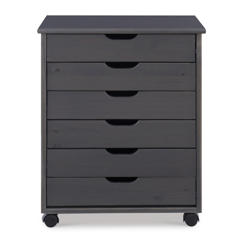 Breshay 6 Drawer Rolling Storage Chest | revvvd