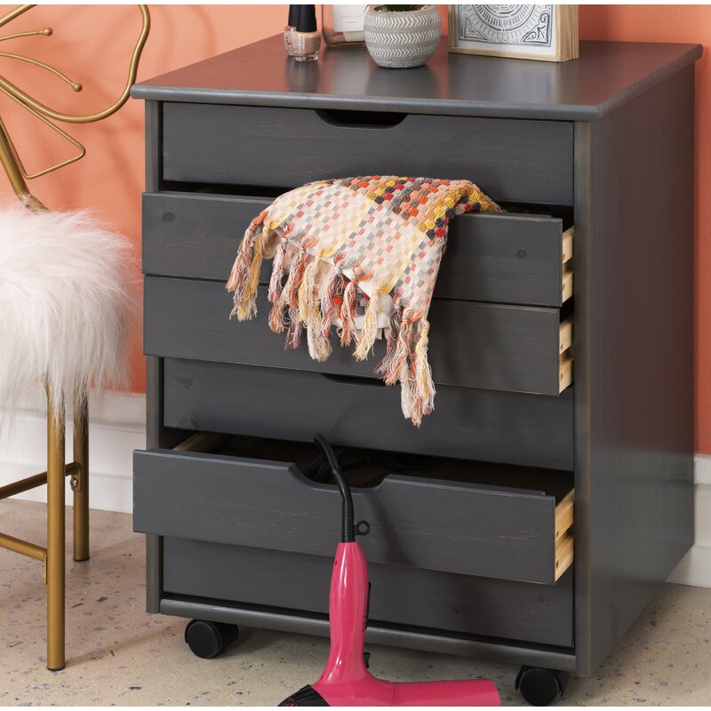 Breshay 6 Drawer Rolling Storage Chest | revvvd