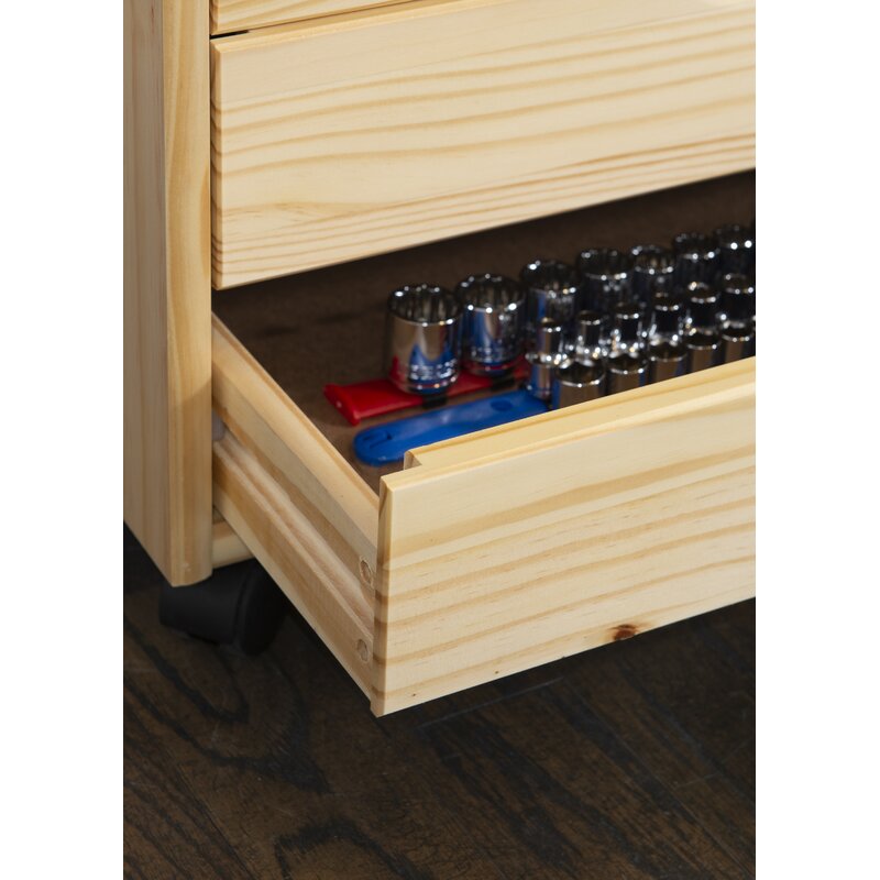 Breshay 6 Drawer Rolling Storage Chest | revvvd