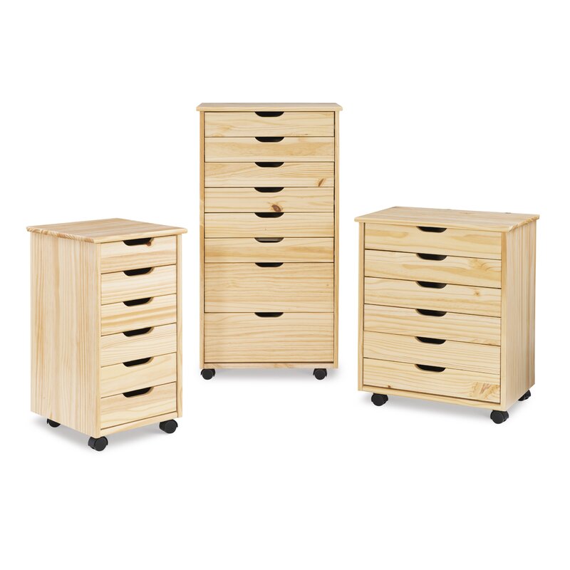 Breshay 6 Drawer Rolling Storage Chest | revvvd
