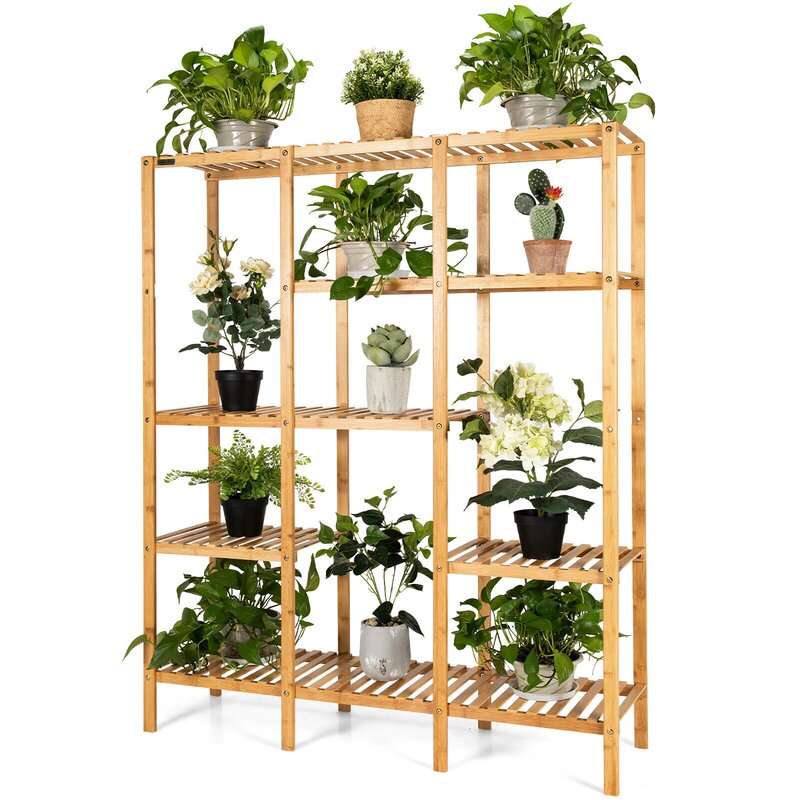 Roddsy Bamboo Shelving Unit | 5 Shelves | revvvd
