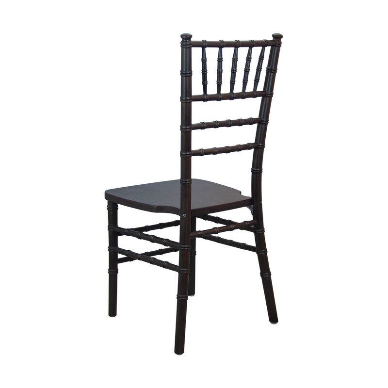 Beto Solid Wood Ladder Back Stacking Side Chair | Revvvd
