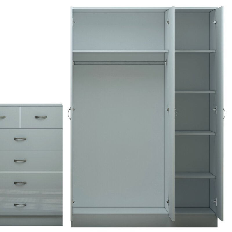 Brendle 3 Door Wardrobe | revvvd