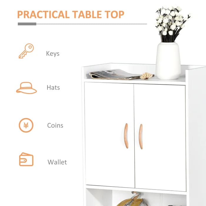 Rosta White Shoe Storage Cabinet | revvvd