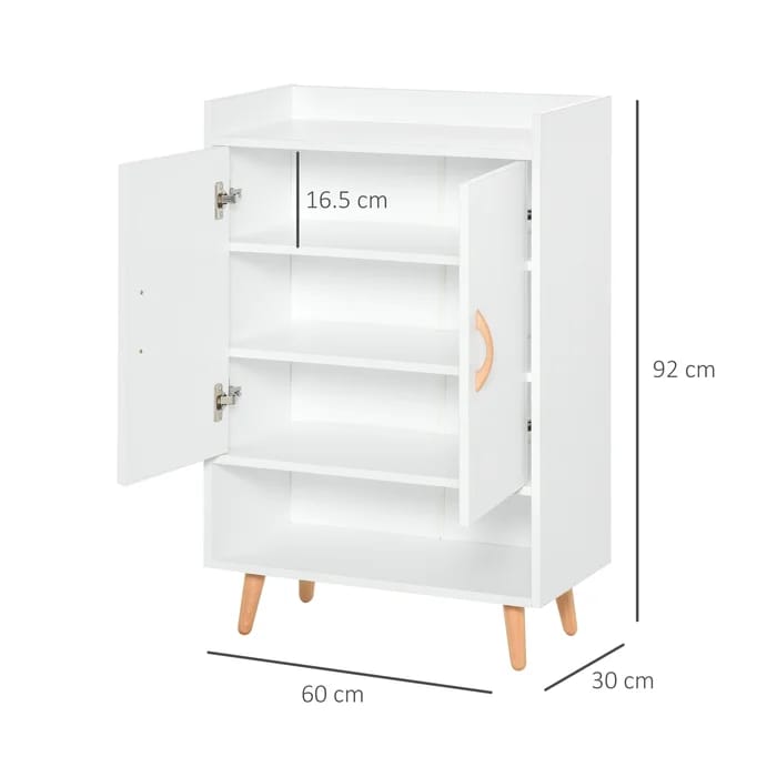 Rosta White Shoe Storage Cabinet | revvvd
