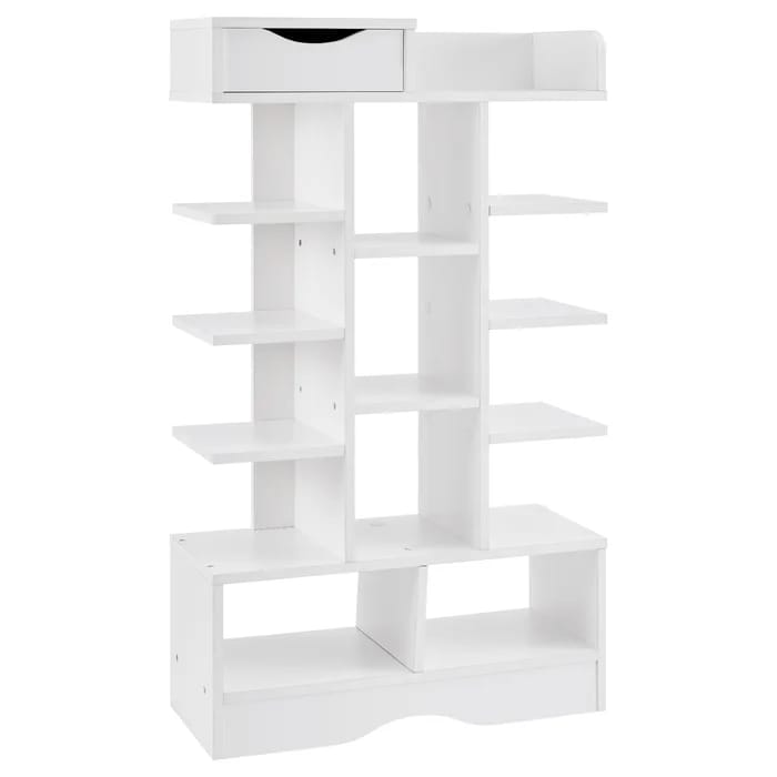 Get Kanga White Shoe Rack with 15 shelves from Revvvd | revvvd