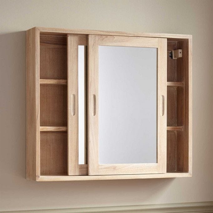 Amber Mirror with Storage Space | revvvd