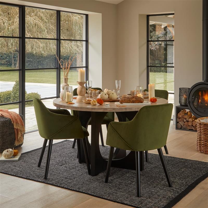 Maven Round Natural Wood Dining Table | revvvd | revvvd